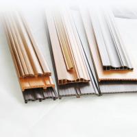 China Plastic Foaming pVC WPC Profile Strip Decorative For Door And Window for sale