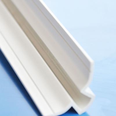 China Plastic Extrusion Profiles Customized PVC Material Anti UV Aging Resistant Strong And Beautiful for sale