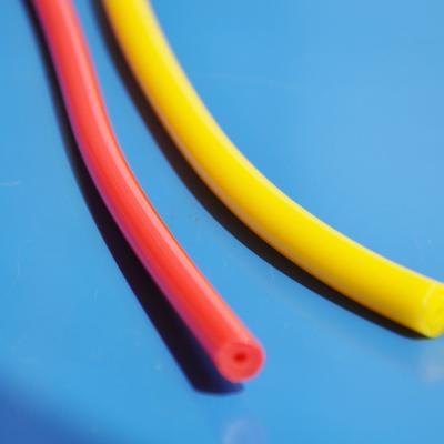 China Flexible Extrusion Plastic Profiles PVC Soft Tube Strip Sports Rope Skipping Colorful for sale