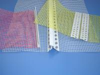 China PVC Edge White Plastic Angle Bead For Wall Corner Protection Reinforced for sale