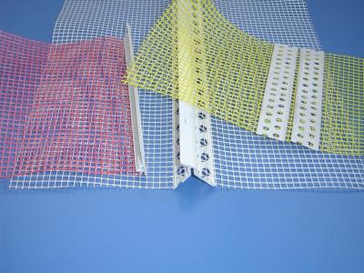 China PVC Edge White Plastic Angle Bead For Wall Corner Protection Reinforced for sale