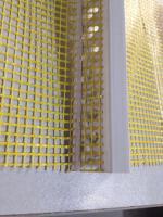 China PVC Edge White Plastic Angle Bead For Wall Corner Protection Reinforced for sale