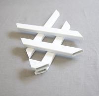 China Easy Assembly Plastic PVC Fencing Plastic Extrusion Profiles Customized PVC Material Aging Resistant Strong for sale