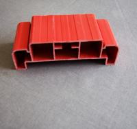 China Customized Plastic Frame PVC Extrusion Profiles Rigid Material For Cashier Border for sale