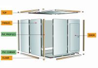 China PVC Extrusion Cold Room Profiles Polyurethane Foaming Filling Modular for sale