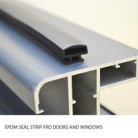 China Black D Shape EPDM Glazing Buffer Anti Water UV Aging Resistance for sale