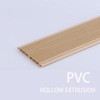China Indoor WPC Profile Panel PVC Foaming Wall Decorative Sound Absorbing for sale