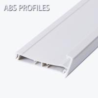 China Rigid Plastic Extrusion Profiles ABS Material For Boards And Panels for sale