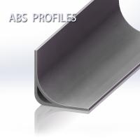 China Decorative Plastic ABS Pvc Angle Extrusion Profile Flame Retardant for sale