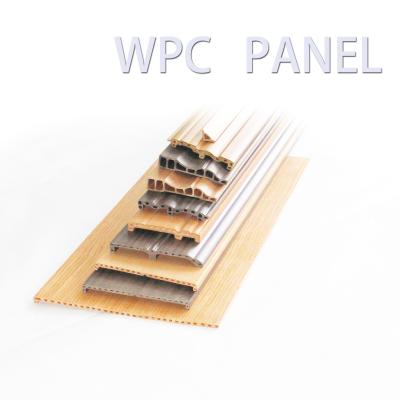 China Wood Wpc Fluted Panel Slat Profiles Decking Environmental Protection for sale