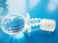 China Plexiglass Plastic Injection Parts Transparent Injection Moulding Bottle Caps for sale