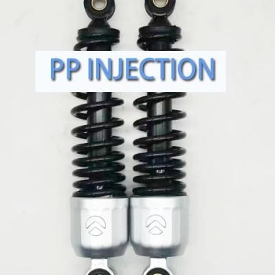China Moulded Plastic Injection Parts Components for Electric Bicycle Shock Absorber for sale
