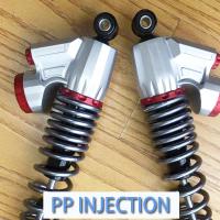 China PP Injection Moulded Polypropylene Plastic Prototype Parts for E Bike Shock Absorber for sale