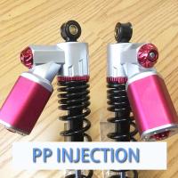 China Moulded Plastic Injection Parts Components for Electric Bicycle Shock Absorber for sale