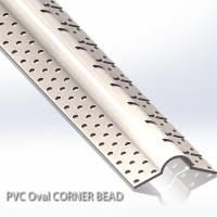 China Bendable Plastic Angle Bead PVC Arch Bead Corner Protector Door Decoration for sale