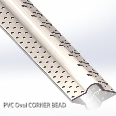 China Bendable Plastic Angle Bead PVC Arch Bead Corner Protector Door Decoration for sale