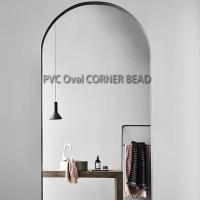 China Bendable Plastic Angle Bead PVC Arch Bead Corner Protector Door Decoration for sale