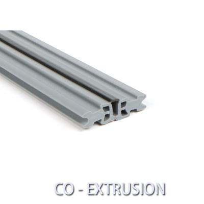 China ABS Plastic Hinge Snap Frame Extrusion Custom Extruded Profiles for sale