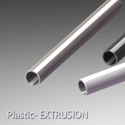 China Custom Polyvinyl Chloride PVC Extrusion Profiles Tube 8 Core for sale