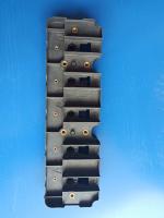 China Black ABS Plastic Injection Parts Moulding Items for Corner Connection for sale