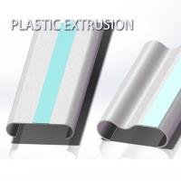 China Anti Collision PVC Plastic Extrusion Profile Custom Handrail for sale