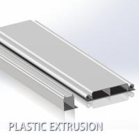 China Plastic Steel Rolling Shutter Profile Rigid PVC Extrusion For Mobile Toilet for sale