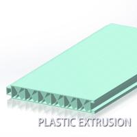 China Colorful PVC Hollow Plastic Channel Extrusion Parts Non Toxic for sale