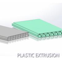 China Colorful PVC Hollow Plastic Channel Extrusion Parts Non Toxic for sale