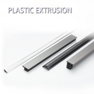 China OEM Decorative Plastic PVC Extrusion Profiles For Window for sale