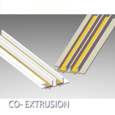 China PVC Plastic Waterproof Led Extrusion Profile Conductive For Strip Lighting for sale