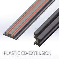 China Custom Plastic Copper Co Extrusion Profiles Led Surface Profile for sale