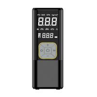 China Black YANTU AM43 Mini Cordless High Pressure Air Pump150PSI Portable Digital Automatic Electric Car Tire Inflators Compressor Machine for sale
