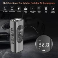 China Portable YANTU AM32 Metal Cordless Digital Tire Inflator for Bicycles Cars and More for sale