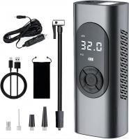 China Portable YANTU AM32 Metal Cordless Digital Tire Inflator for Bicycles Cars and More for sale