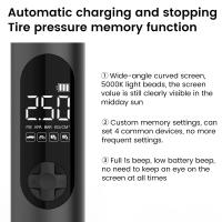 China 2000mAh*2 Battery YANTU A23 Portable Wireless Rechargeable Ball Air Pump Tire Inflator for sale