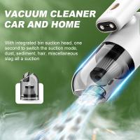 China YANTU H13 5800PA 12V Mini Handheld Wet and Dry Portable Vacuum Car Home Wash Cleaner for sale