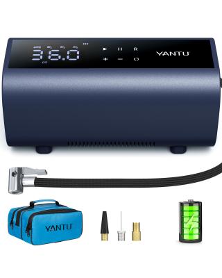 China 2017 YANTU A22 Electric Tire Inflator with Wireless Rechargeable Design and 35LPM Air Flow for sale