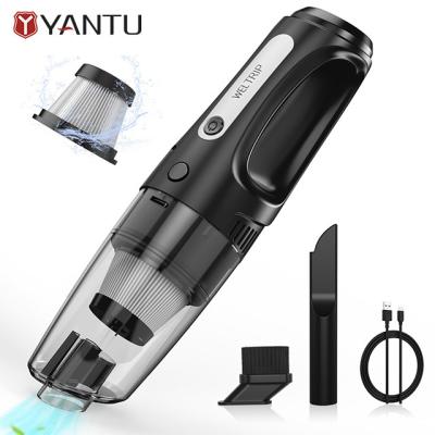 China 2000mAh*2 Li-battery YANTU V11 Cordless Rechargeable Vacuum Cleaners with Metal Filter for sale