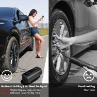 China 2017 YANTU A22 Electric Tire Inflator with Wireless Rechargeable Design and 35LPM Air Flow for sale