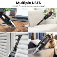 China 2000mAh*2 Li-battery YANTU V11 Cordless Rechargeable Vacuum Cleaners with Metal Filter for sale