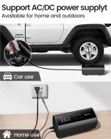 China Portable Cordless Universal Electric Car Tire Inflator with Digital Automatic Function for sale