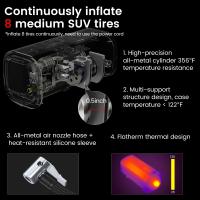 China YANTU A22 12V Silent Inflatable Electric Car Pump for Inflation of Heavy Duty Tyres for sale