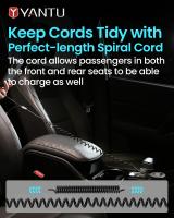 China YANTU B33 78W PD Car Charger Dual USB Type-C and QC3.0 for Fast Charging 12-24v Voltage for sale