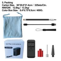China Effortless Inflation with YANTU AM49 Mini Bike Air Pump Compressor Cordless and Digital for sale