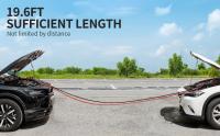 China 6M Car Battery Jump Leads Booster Cable Jumper Cable for Petrol Diesel Car Van Truck for sale