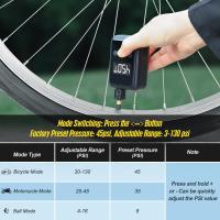 China YANTU AM51 Portable Digital Mini Electric Bicycle Motorbike Air Pump for Tyre Pumping for sale