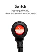 China YANTU B36 Portable Car Charger with 2 Sockets and Dual Cigarette Lighter Universal Year for sale