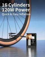 China Portable Electric Bicycle Motorbike Air Pump Compressor Tyre Inflator YANTU K1 150psi for sale