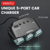 China Professional 12V-24V Cigarette Lighter with 2 Charging Ports and Voltage Monitoring for sale