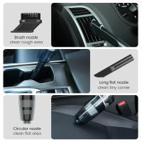 China 12V Wired Auto High Power Strong Suction 5500PA Portable Handheld Car Cleaner Vacuum for sale